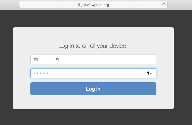 Jamf Pro Enrollment Process for Personal Devices – Viewpoint School